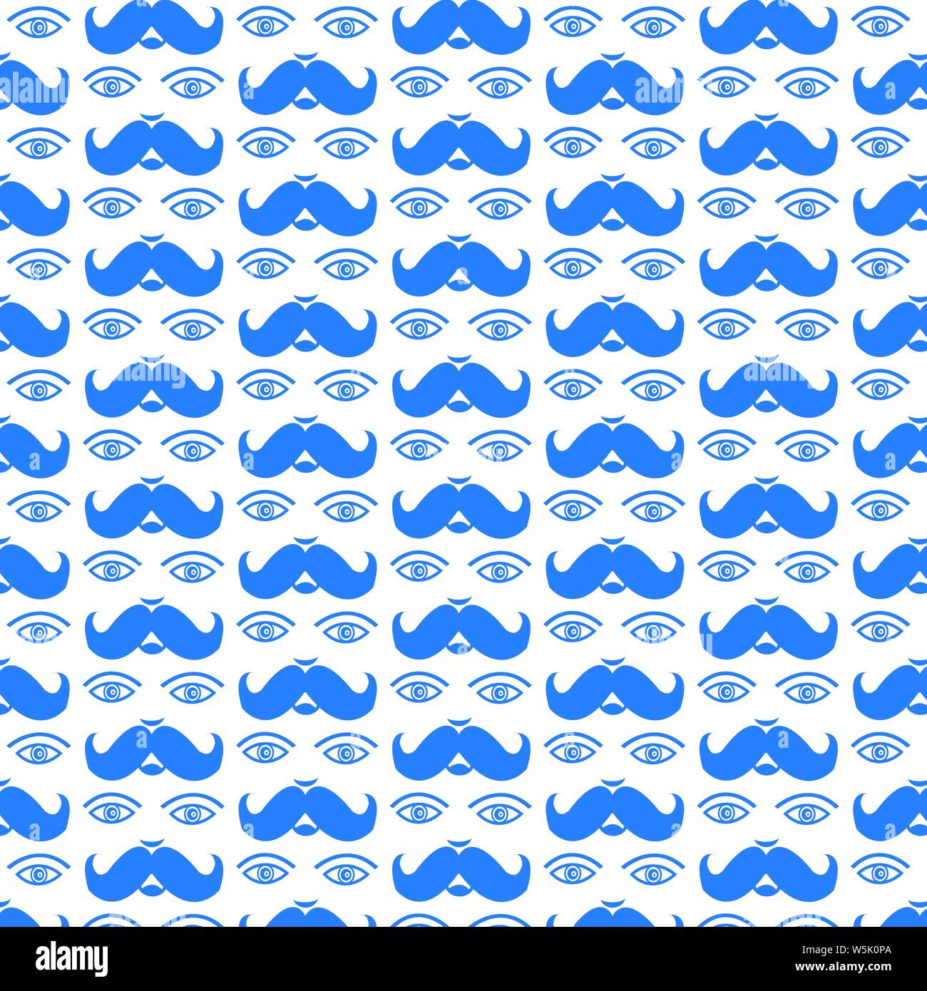 Pattern background mustache guy Face Stock Vector Image & Art - Alamy