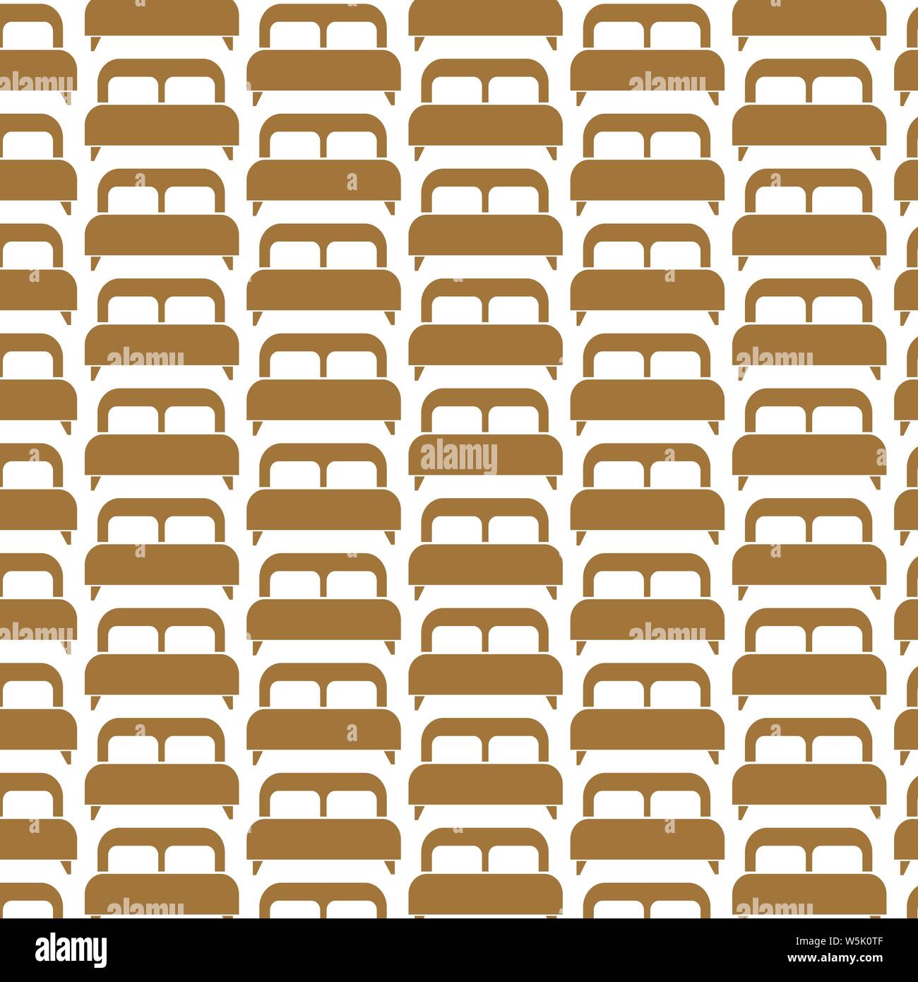 Pattern background double bed icon Stock Vector Image & Art - Alamy