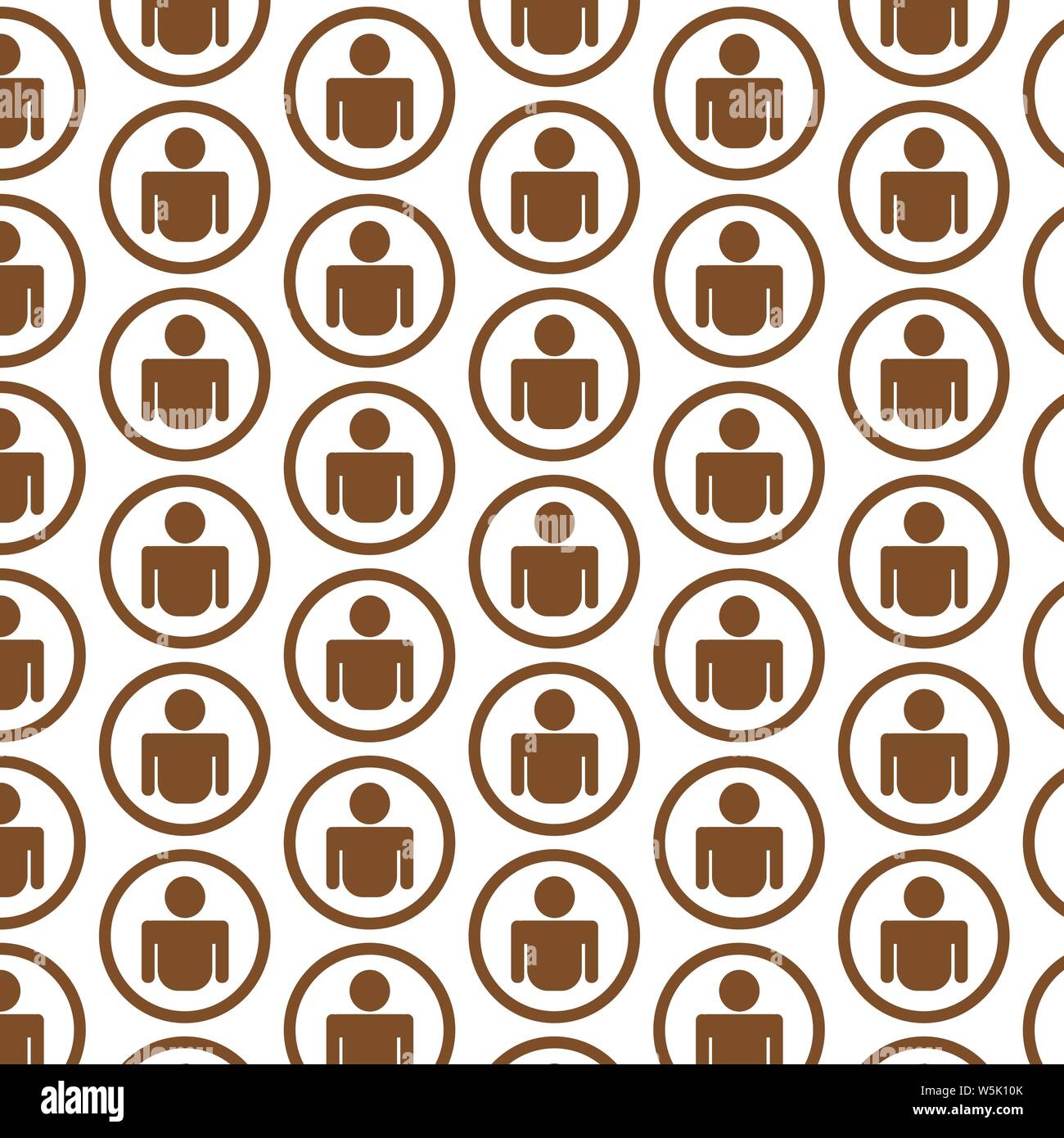 Pattern background Person icon Stock Vector Image & Art - Alamy