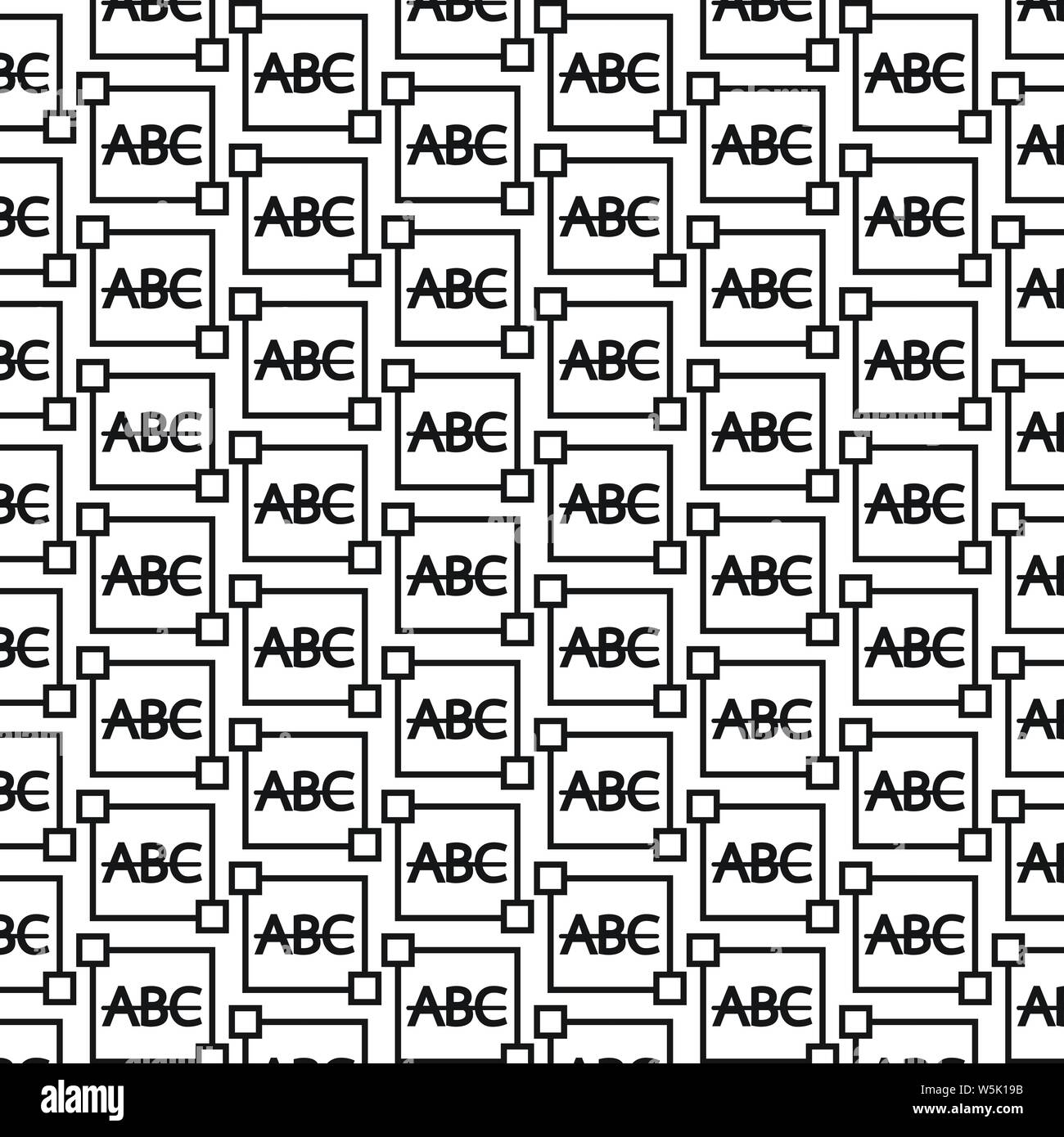 Pattern background Text edit letter icon Stock Vector Image & Art - Alamy