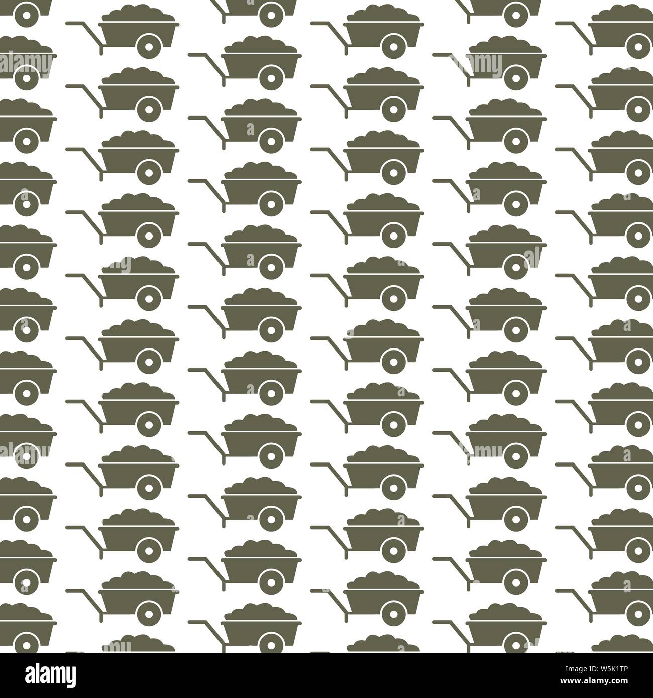 Pattern background Wheelbarrow cart icon Stock Vector Image & Art - Alamy