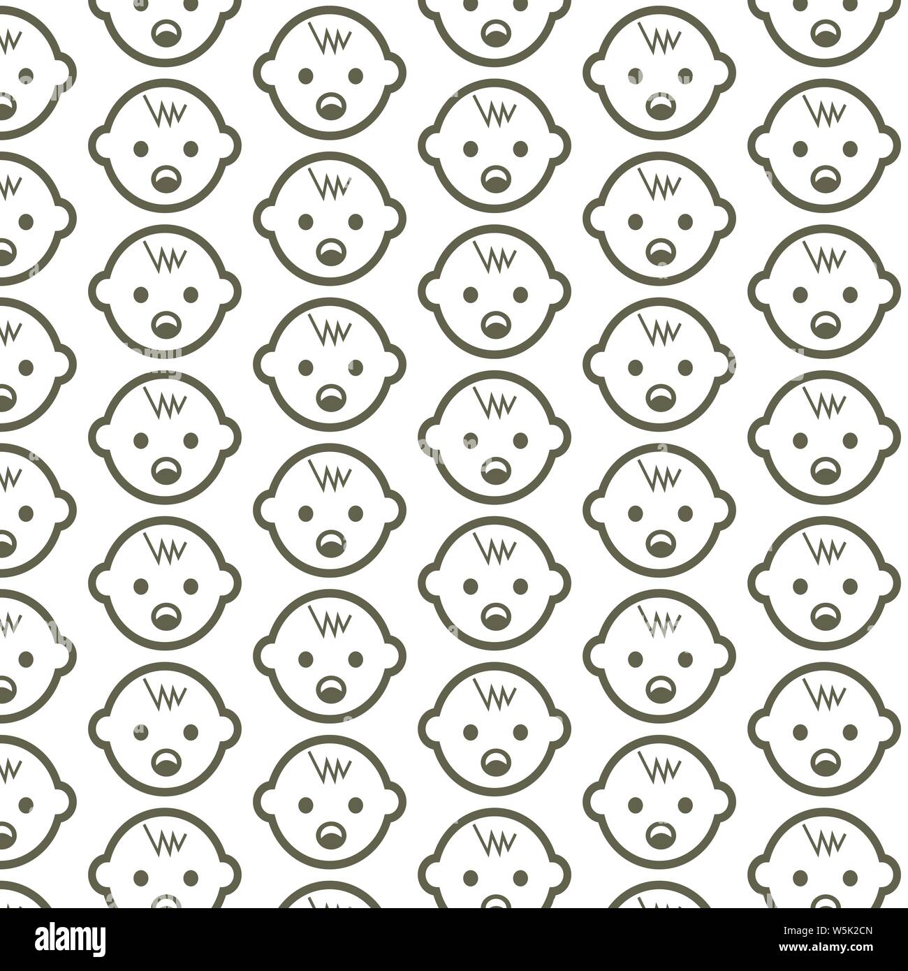 Baby line icon simple Stock Vector Images - Alamy