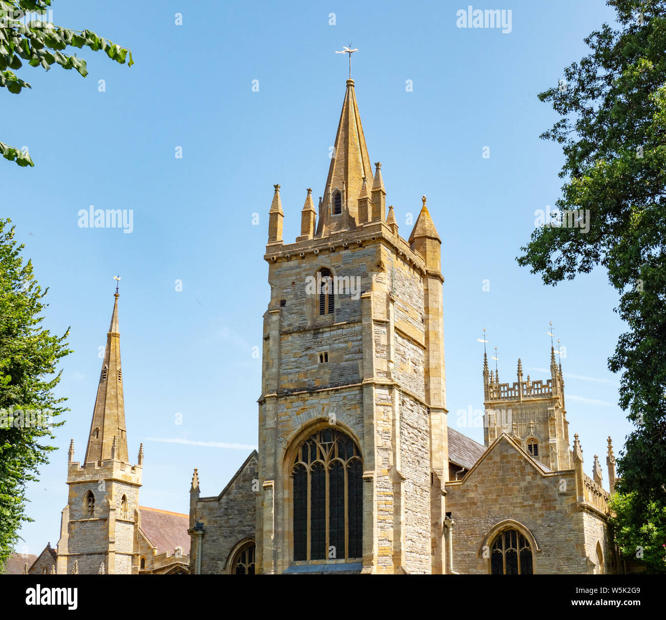 St Lawrence's Church, Evesham, Worcestershire, England, UK Stock Photo ...