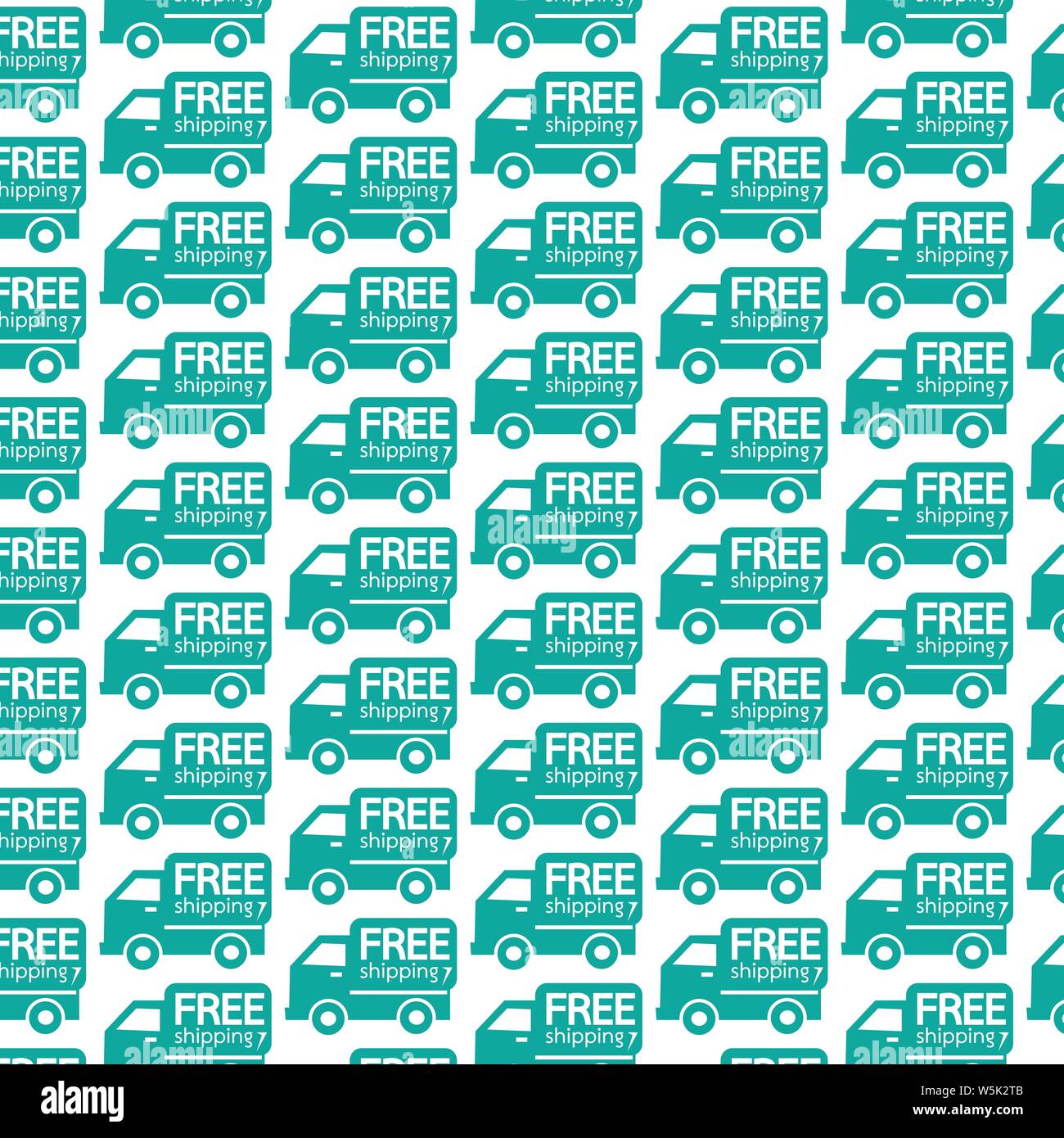 Pattern background Free shipping icon Stock Vector Image & Art - Alamy