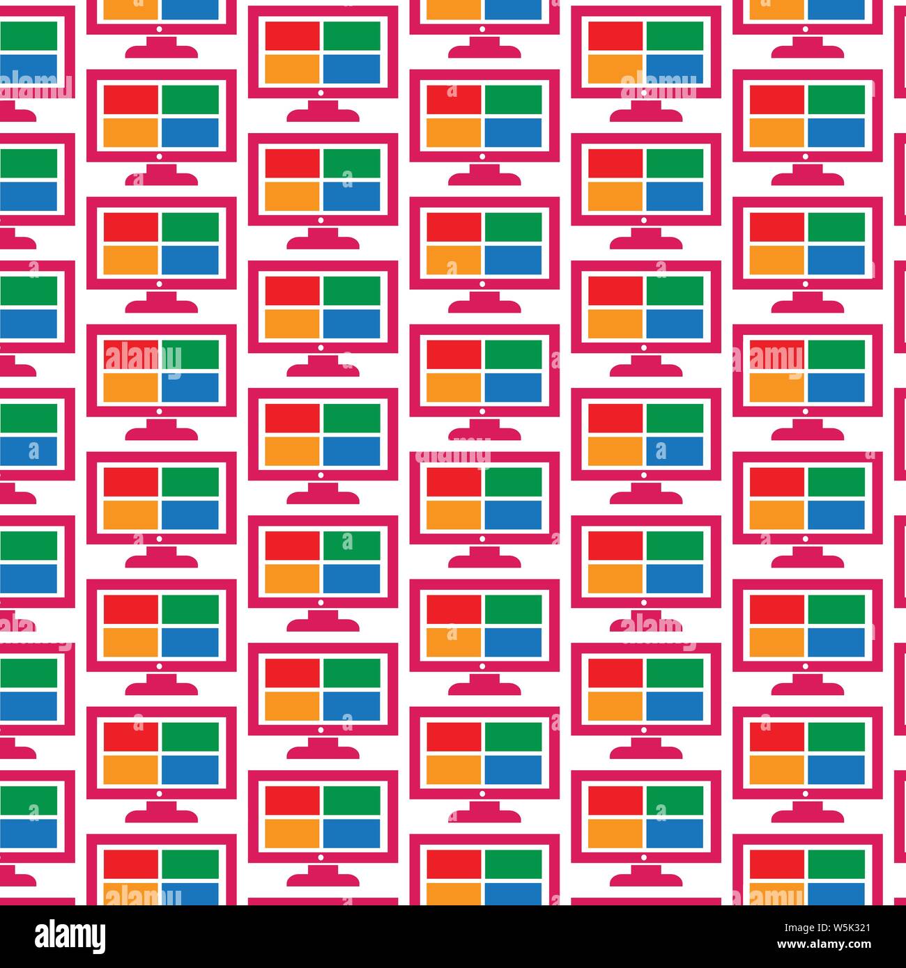 Pattern background Channel tv icon Stock Vector Image & Art - Alamy