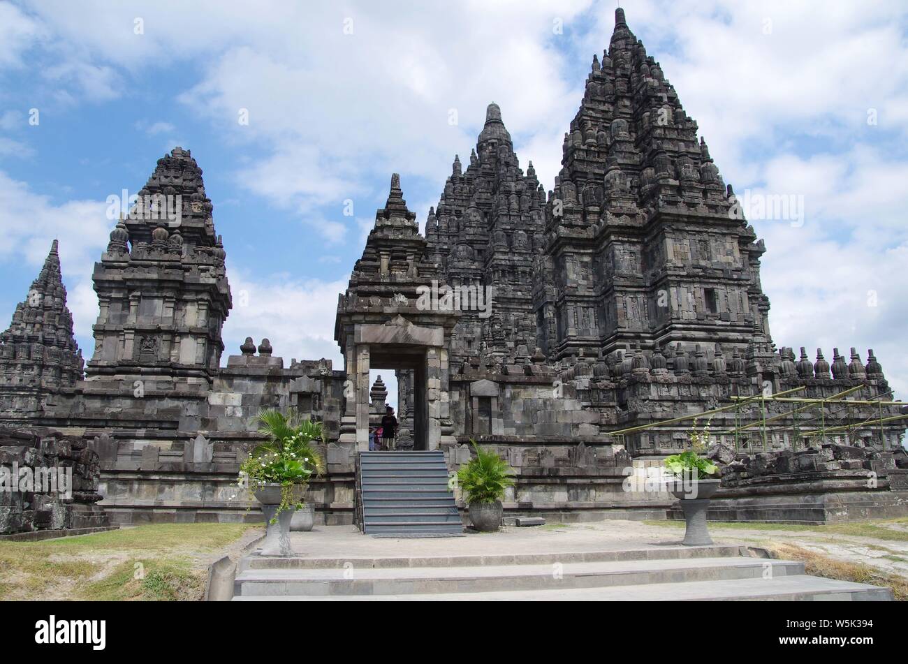 The Prambanan temple near Yogyakarta on the Java island in Indonesia ...