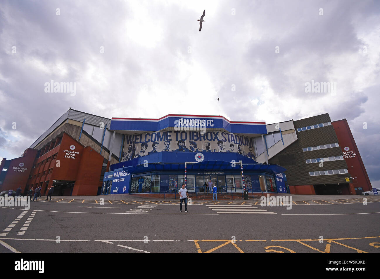 Outside ibrox park stadium hi-res stock photography and images - Alamy