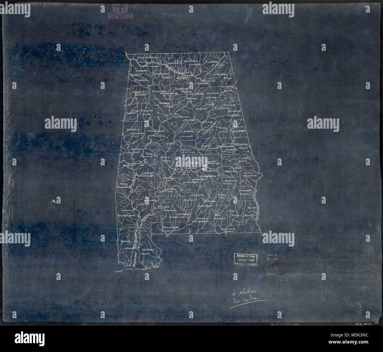 004 Base map of Alabama Inverted Rebuild and Repair Stock Photo - Alamy