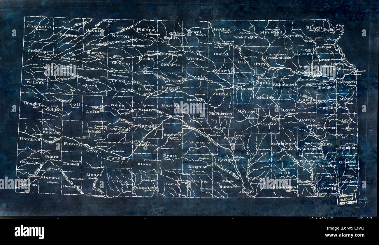006 Base map of Kansas Inverted Rebuild and Repair Stock Photo - Alamy