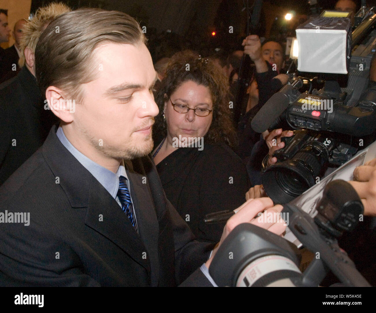 Actor Leonardo DiCaprio arrives at the 20th annual Santa Barbara ...
