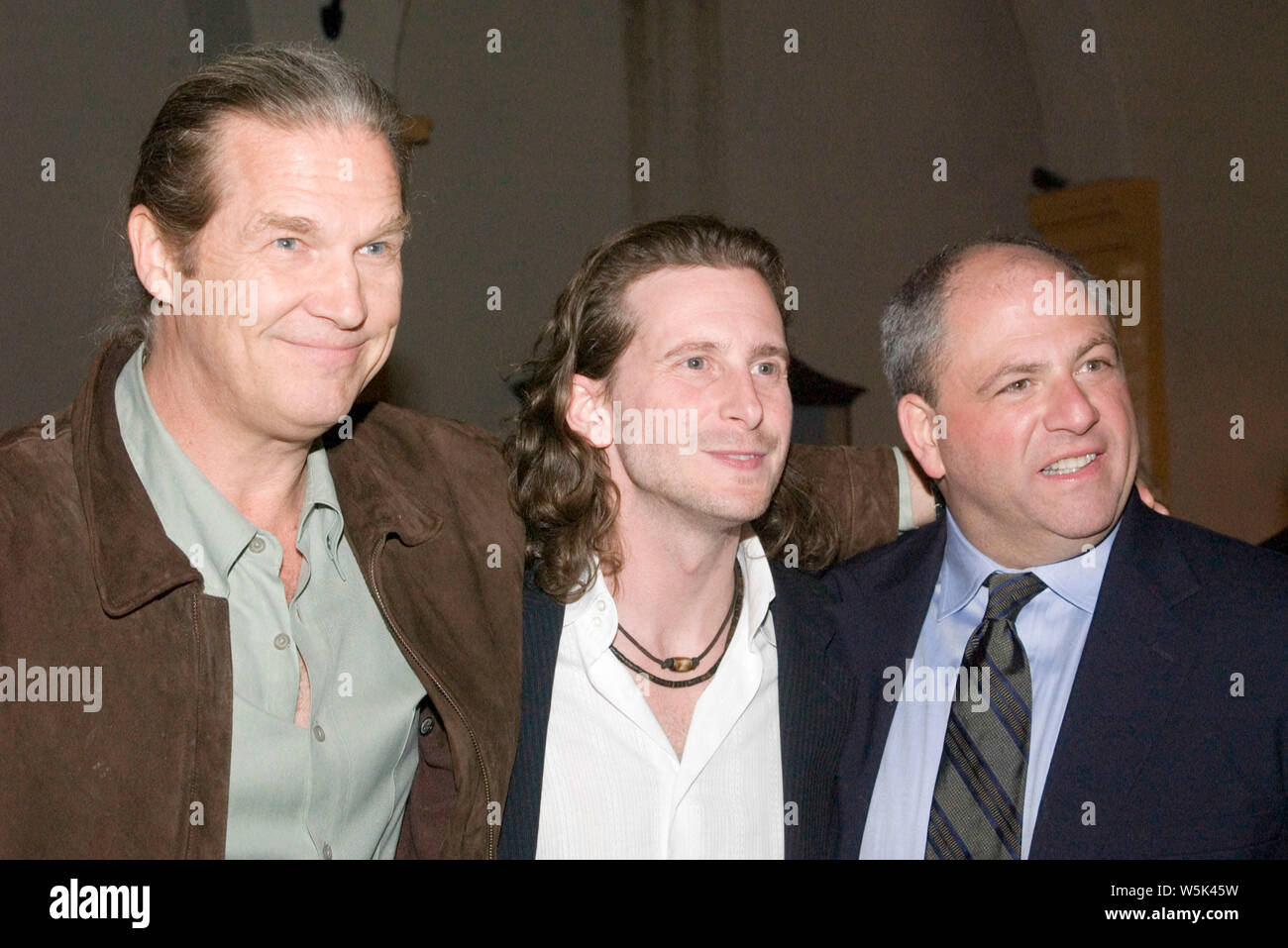 (L-R) Actor Jeff Bridges, producer Aaron Ryder and writer/director ...
