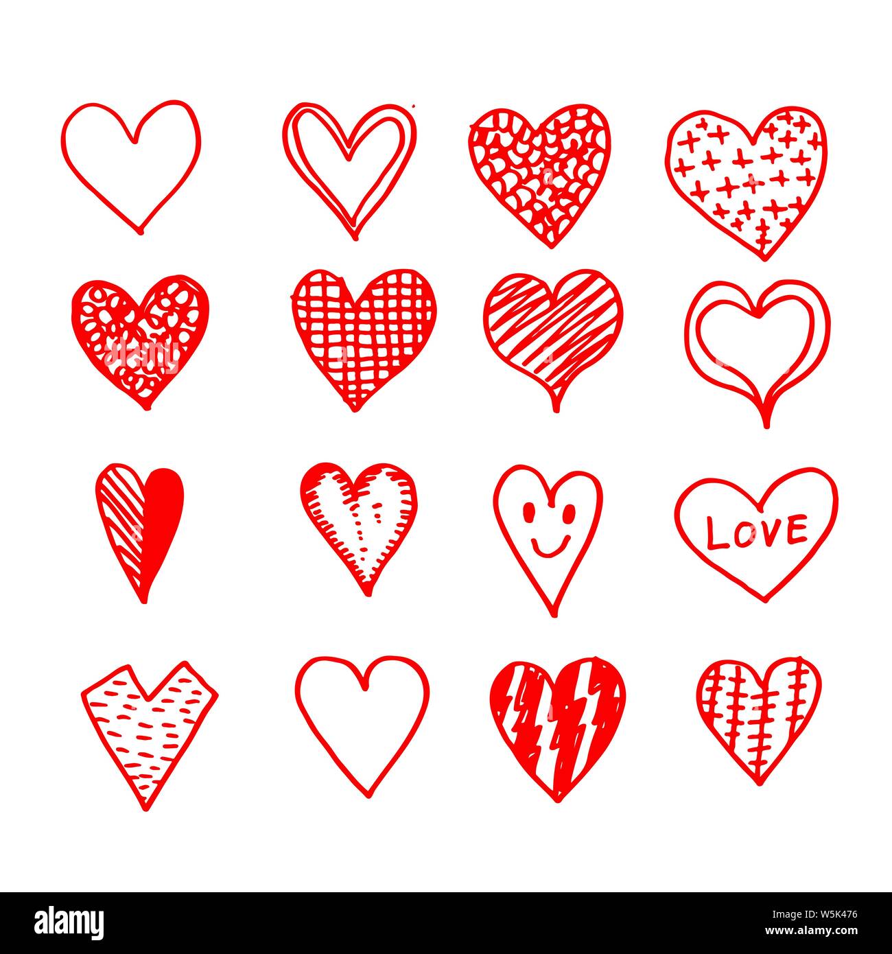 heart hand draw icon Stock Vector Image & Art - Alamy
