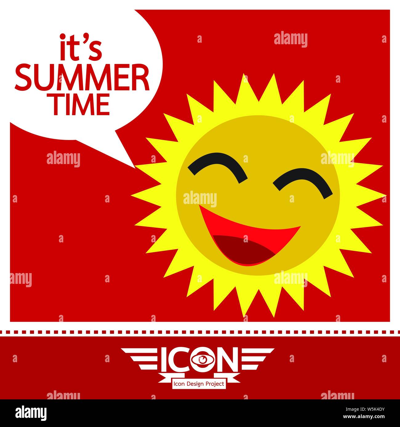 Summer sun sign Stock Vector Image & Art - Alamy