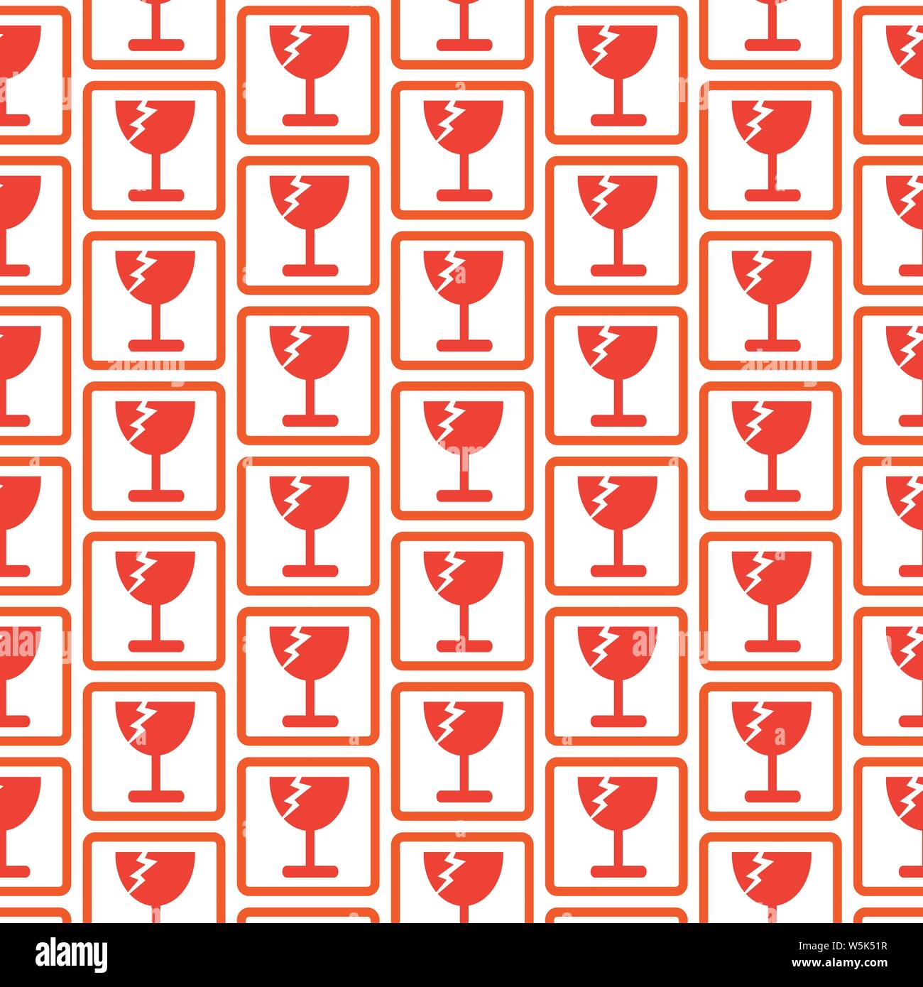 Pattern background fragile icon Stock Vector Image & Art - Alamy