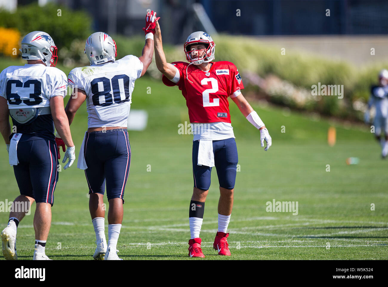 Gillette Stadium. 28th July, 2019. MA, USA; New England Patriots ...