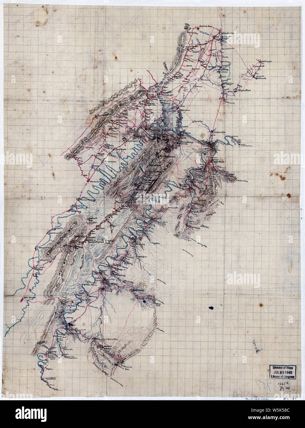Map of millwood hi-res stock photography and images - Alamy