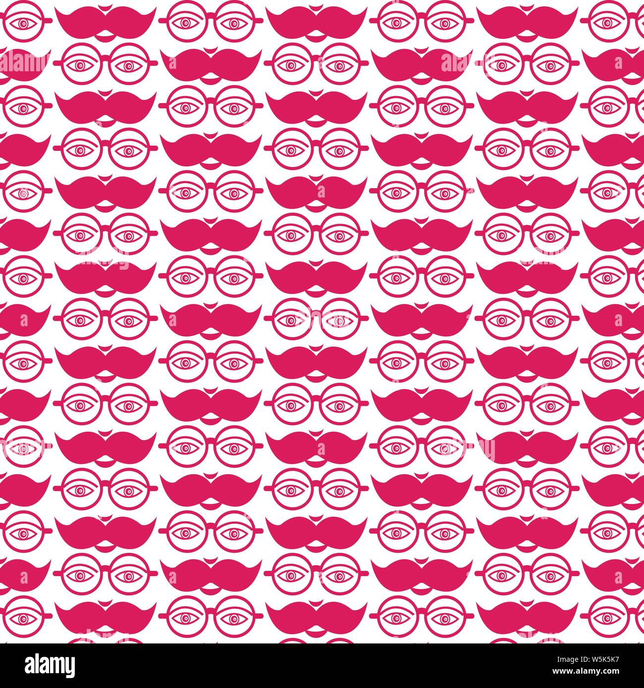 Pattern background mustache guy Face Stock Vector Image & Art - Alamy