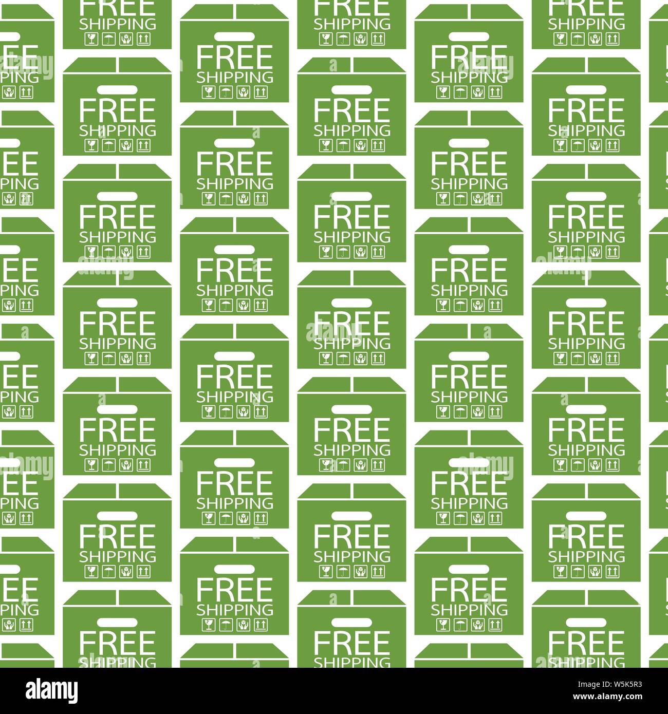 Pattern background Free Shipping icon Stock Vector Image & Art - Alamy
