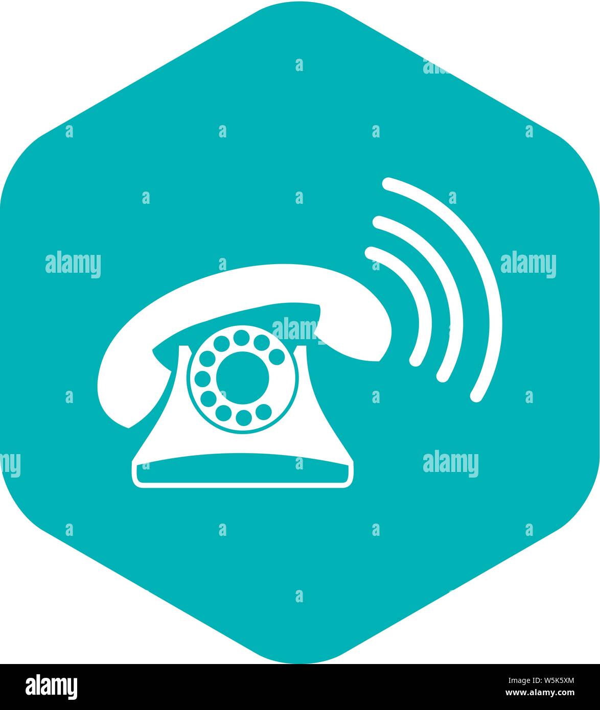 Retro phone icon, simple style Stock Vector Image & Art - Alamy