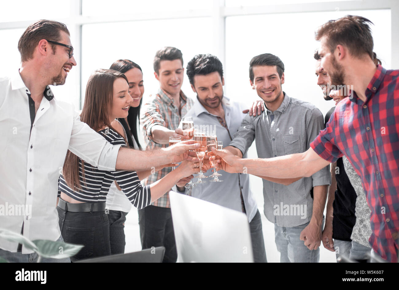 creative business team celebrates their success Stock Photo - Alamy