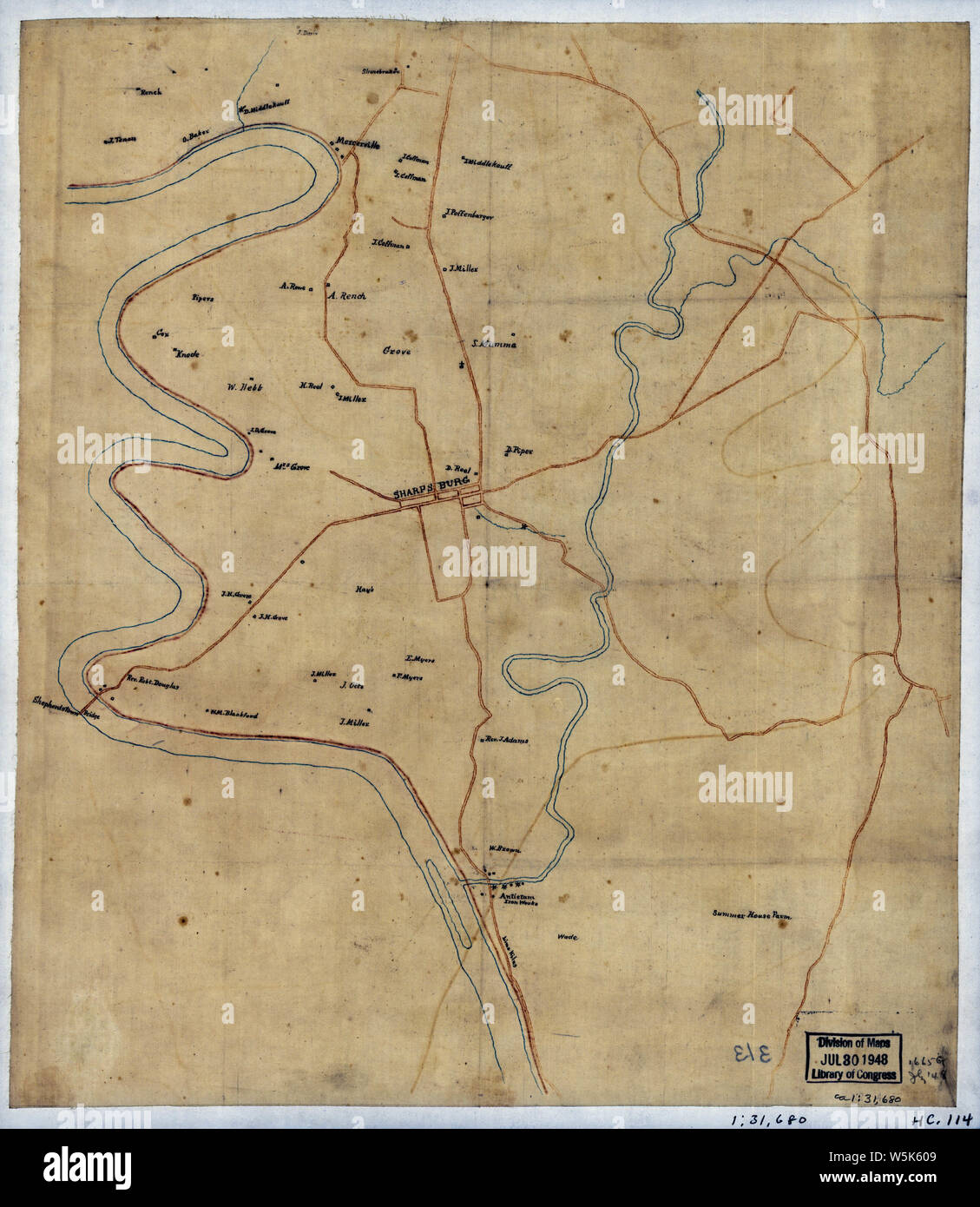 Battlefield restoration map hi-res stock photography and images - Alamy