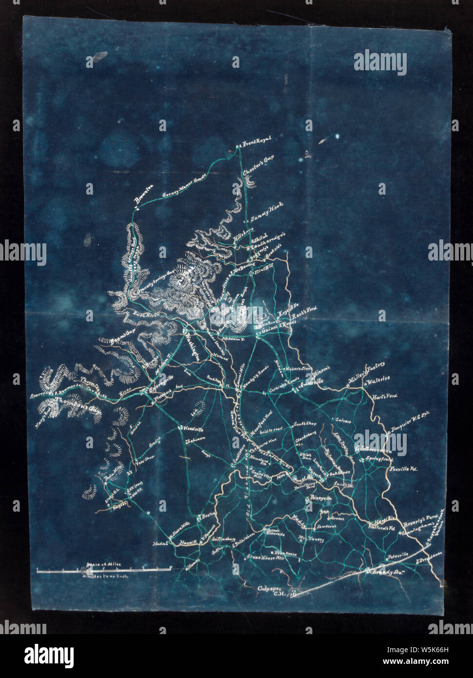 Map of front royal virginia hi-res stock photography and images - Alamy