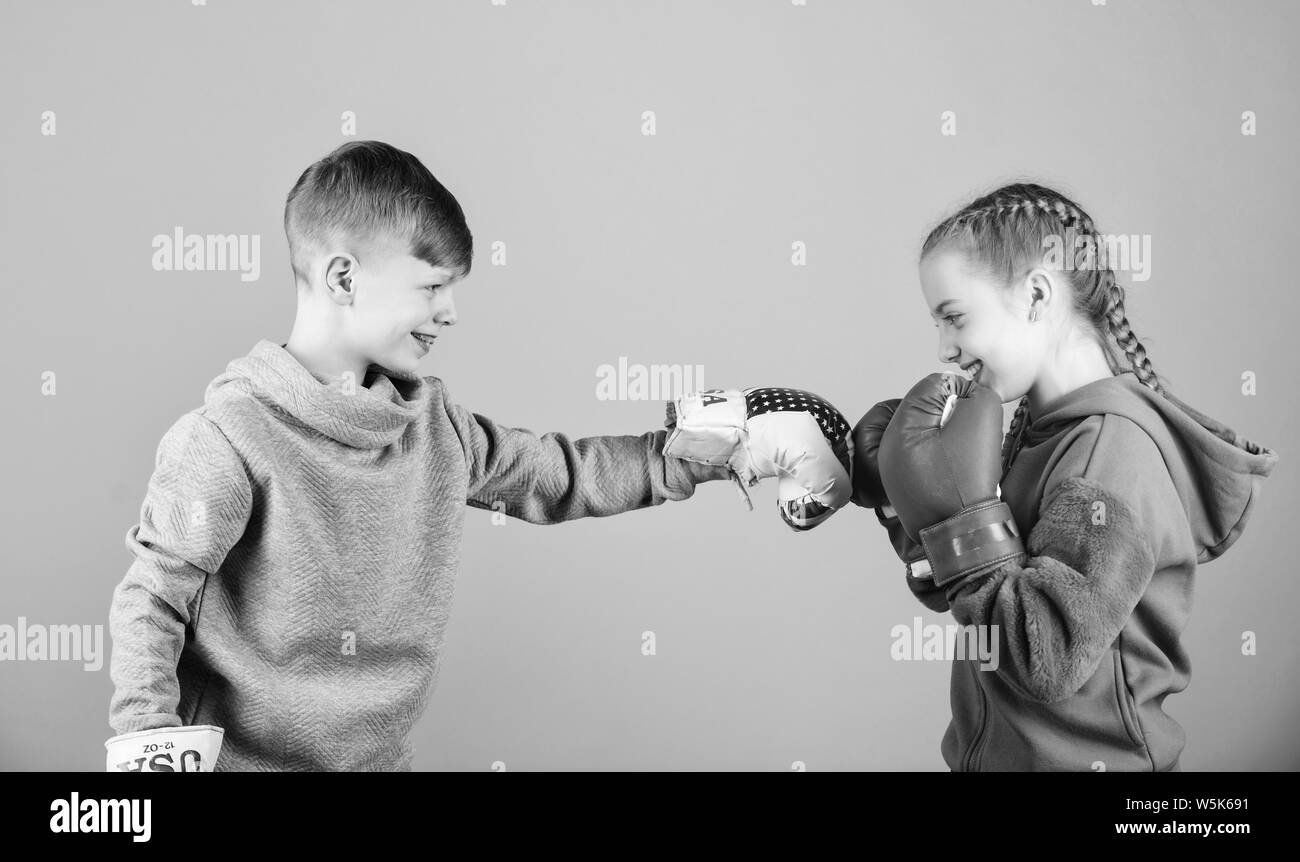 Kids fighting Black and White Stock Photos & Images - Alamy