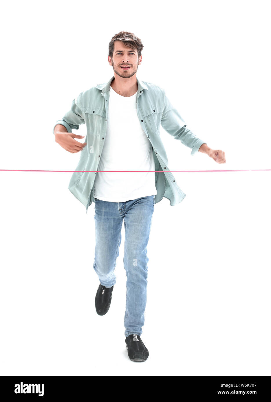 Sprint to the finish Cut Out Stock Images & Pictures - Alamy