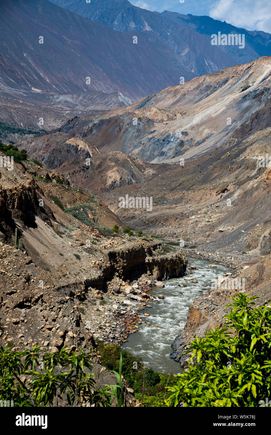 Canyon del Pato,Rio Santa River,on Road to Trujillo,80 Kilometre Canyon ...