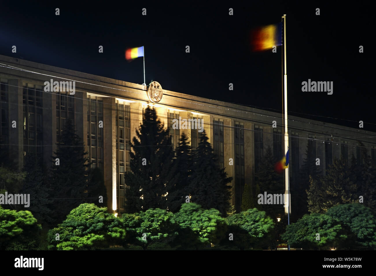 Building of government of Moldova in Kishinev. Moldova Stock Photo - Alamy