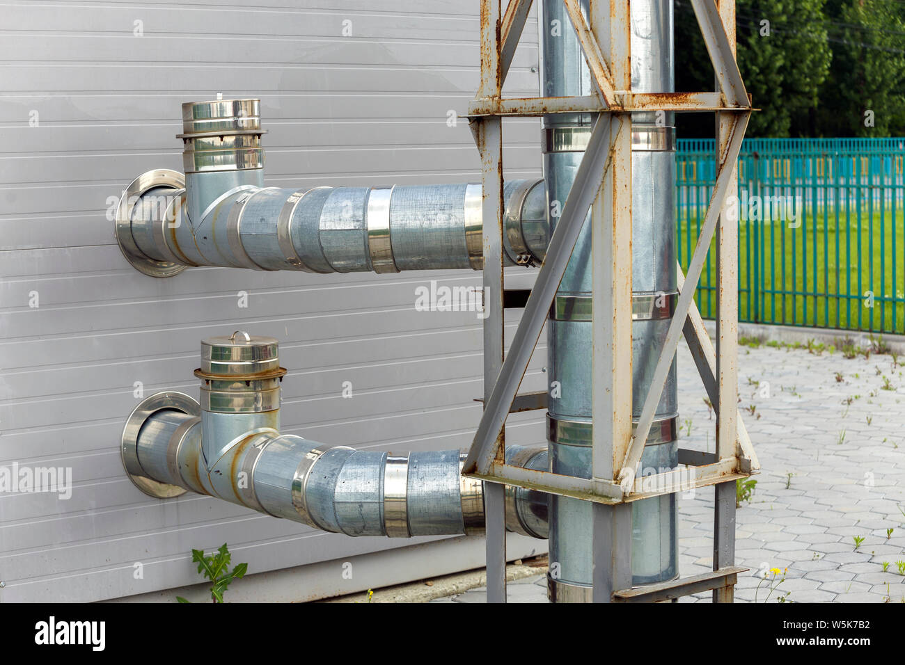 Steel drain outlet hi-res stock photography and images - Alamy