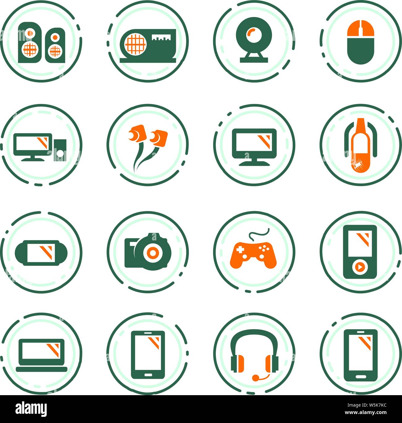 Gadget vector icons for user interface design Stock Vector Image & Art ...