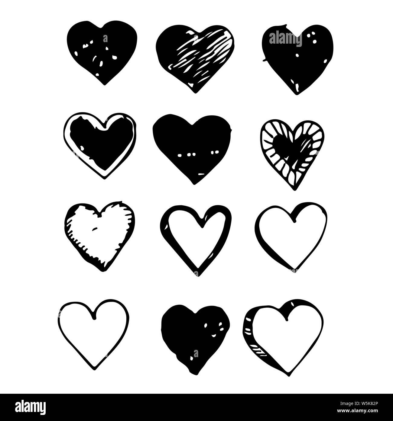 heart hand draw icon Stock Vector Image & Art - Alamy