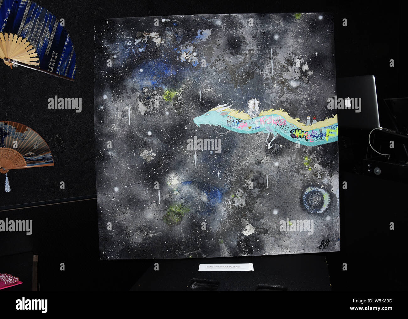 Model Artist Fifa Anicah Art Exhibition, London, United Kingdom 29 July ...