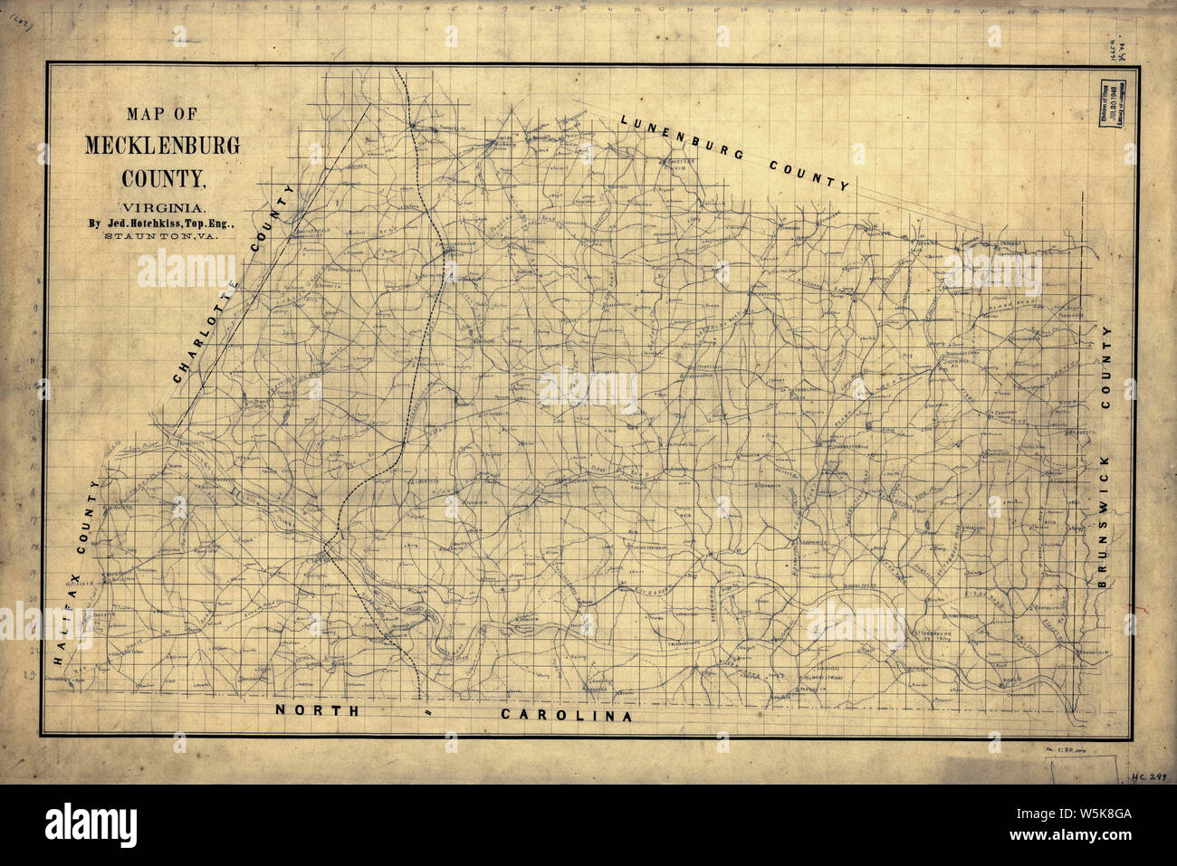 176 Map of Mecklenburg County Virginia Rebuild and Repair Stock Photo ...
