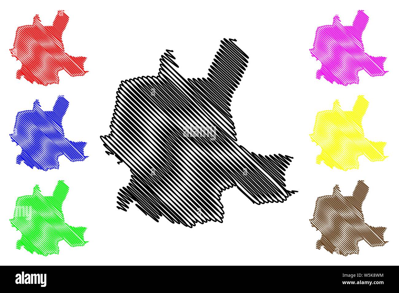 Phnom Penh (Kingdom of Cambodia, Kampuchea, Provinces of Cambodia) map ...