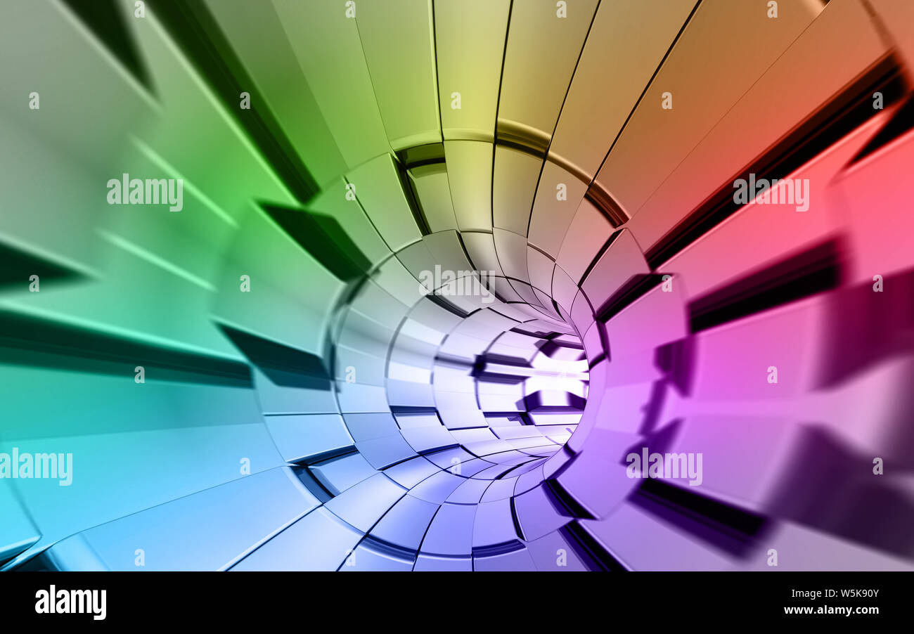 Rainbow colors technology background Stock Photo - Alamy