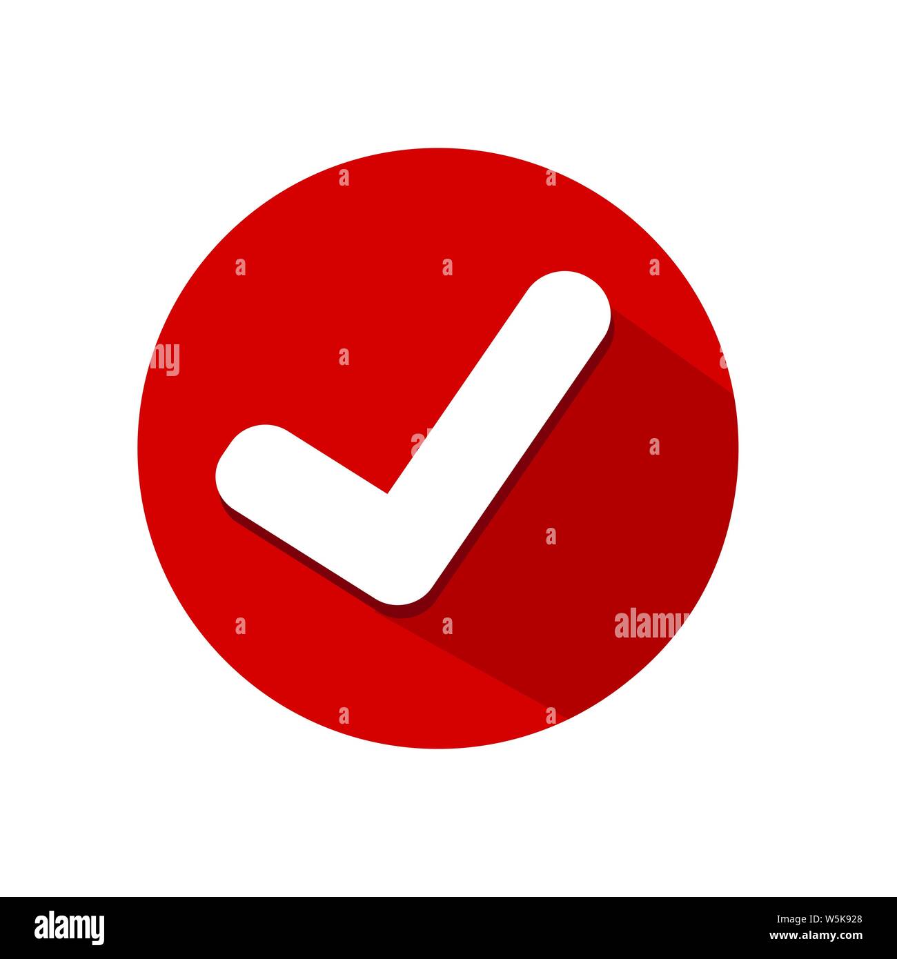 Tick Check Mark Icon Stock Vector Image & Art - Alamy