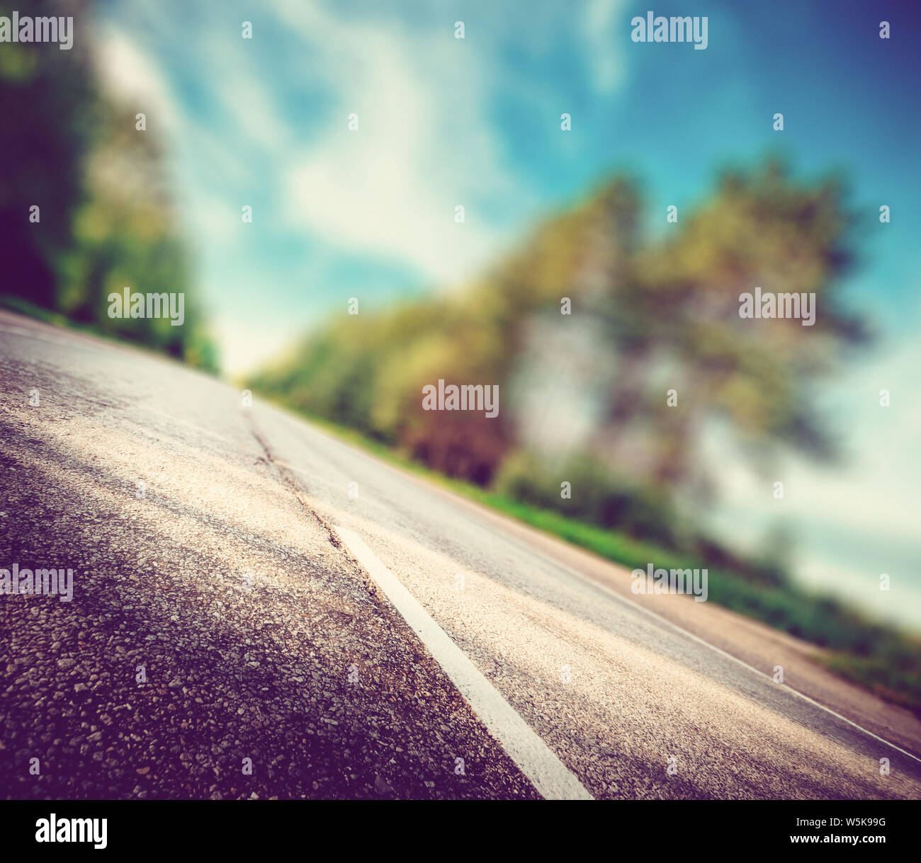 Beautiful highway road blur Stock Photo - Alamy