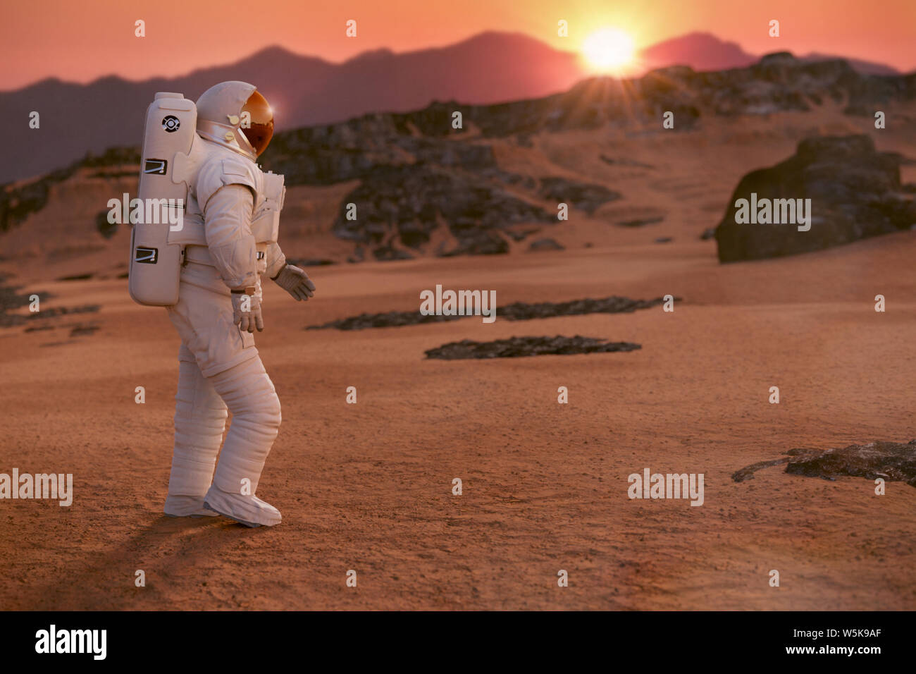Walking on mars hi-res stock photography and images - Alamy