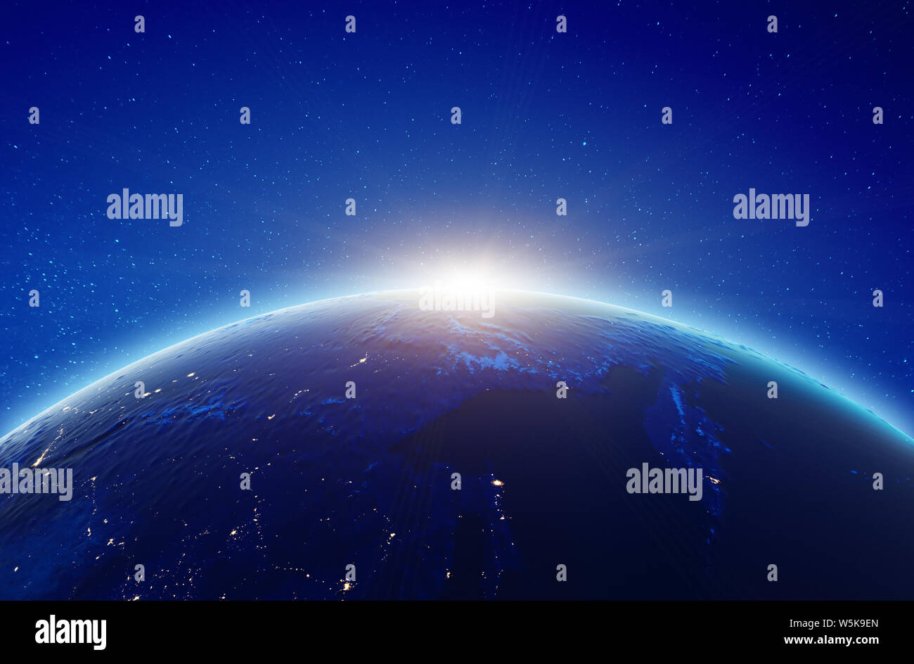 Far East Russia, Siberia city lights Stock Photo - Alamy