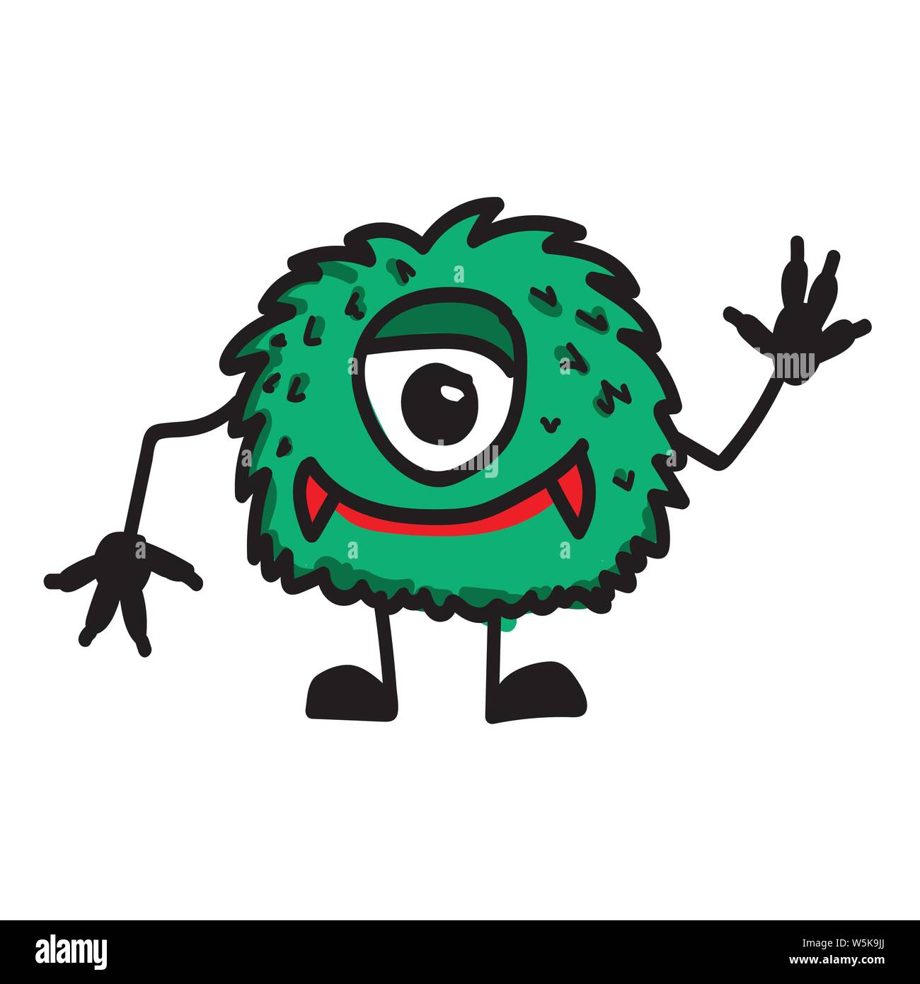 monster cartoon icon Stock Vector Image & Art - Alamy