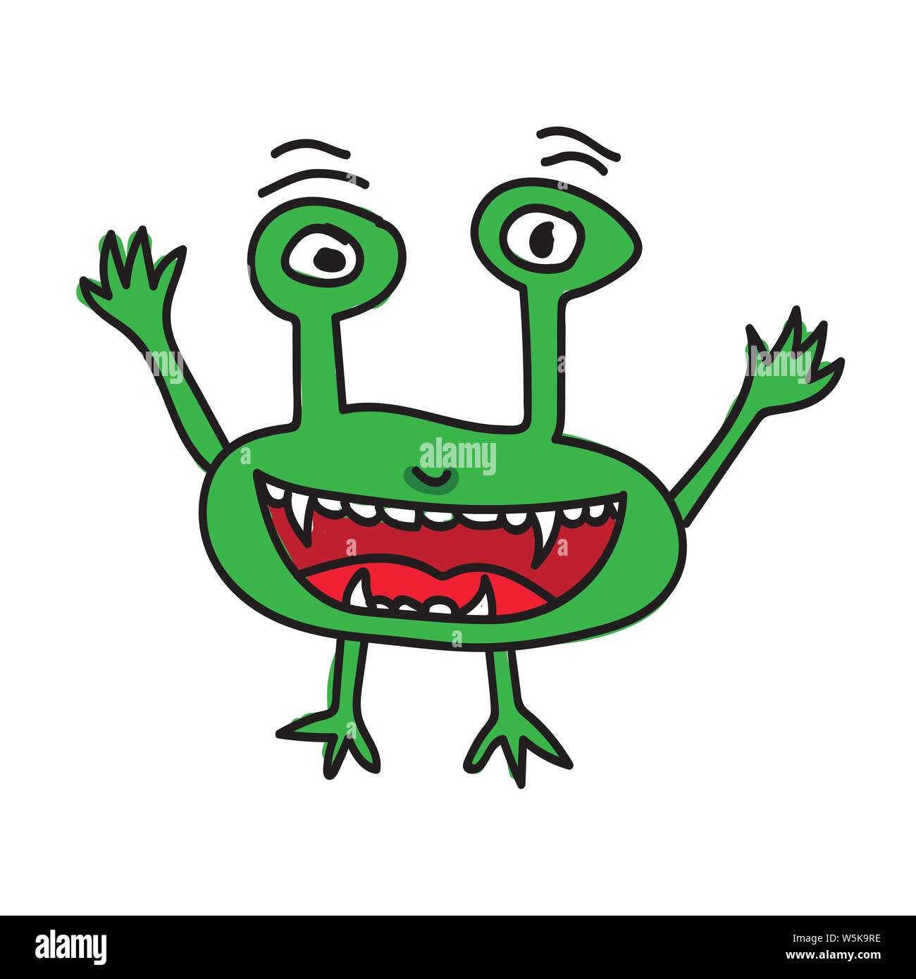 monster cartoon icon Stock Vector Image & Art - Alamy