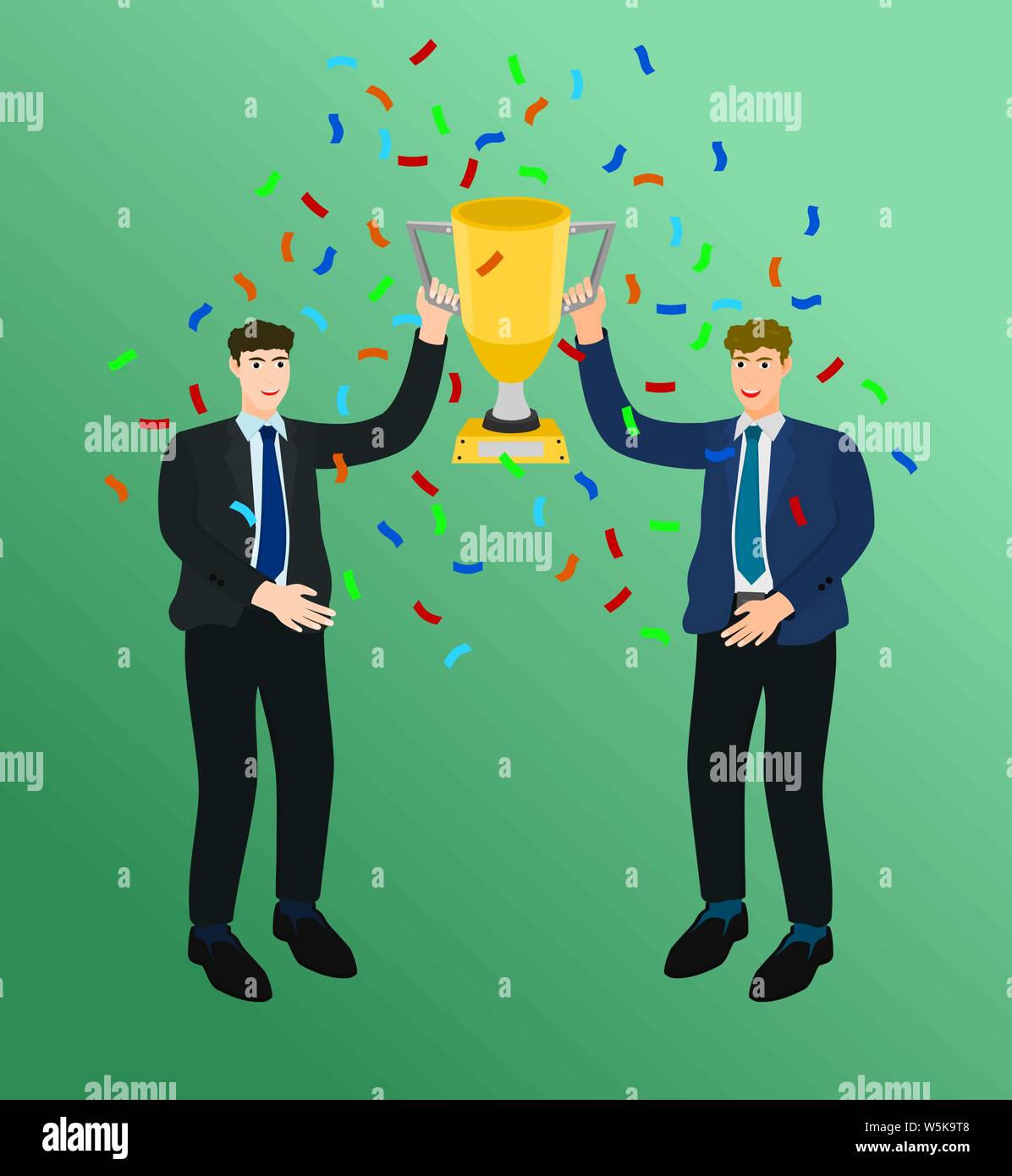 Cartoon trophy hi-res stock photography and images - Alamy
