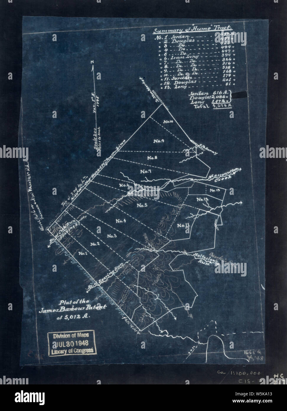 223 Plat of the James Barbour patent of 5 012 A Inverted Rebuild and ...