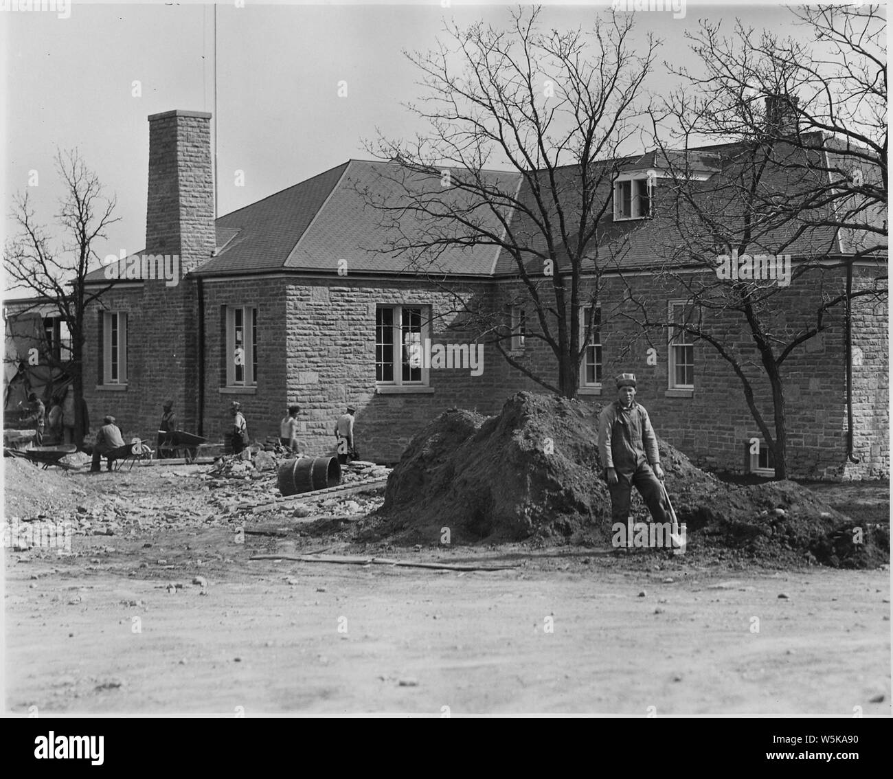CWA; Federal Building; Construction of Officers' Country Club House at ...