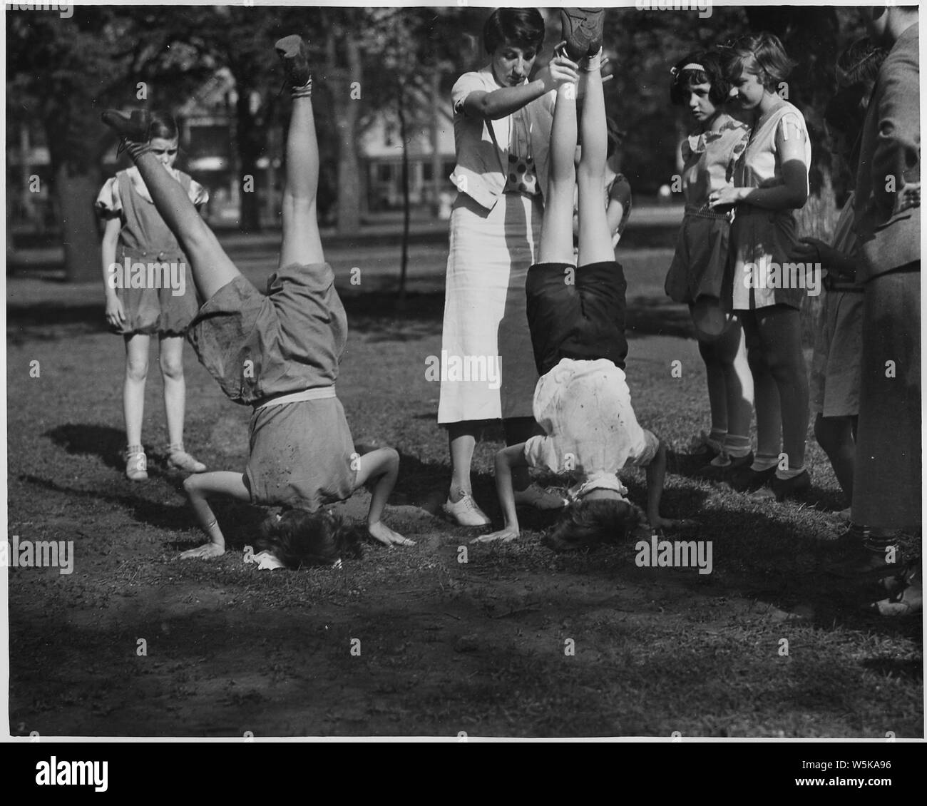 CWA; Recreation & Leisure Time; Calisthenics and tumbling instructions ...