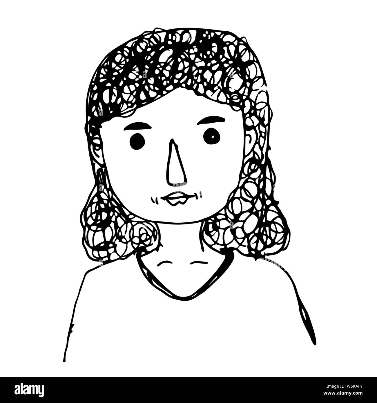 People face hand draw Stock Vector Image & Art - Alamy