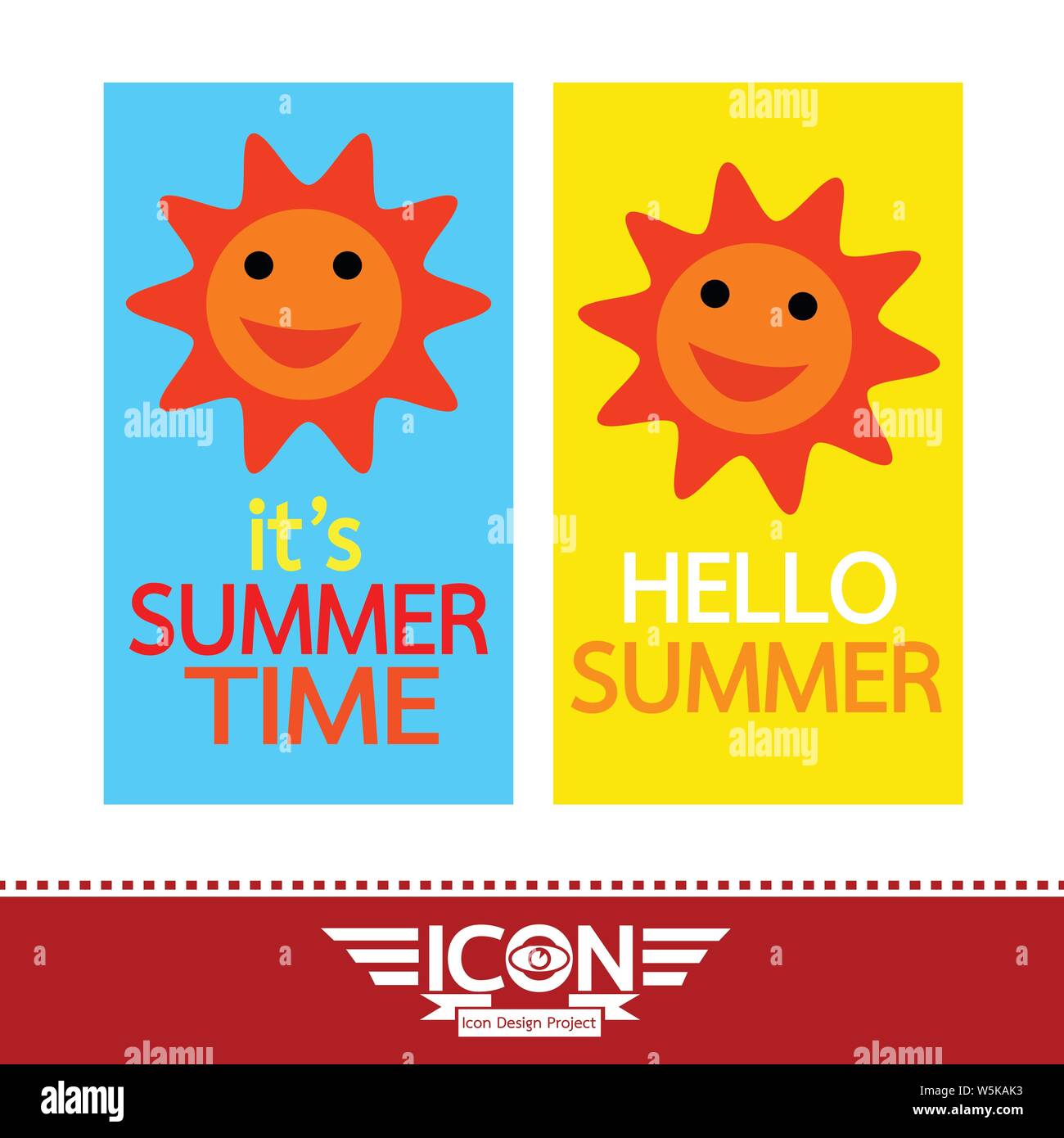 Summer sun sign Stock Vector Image & Art - Alamy