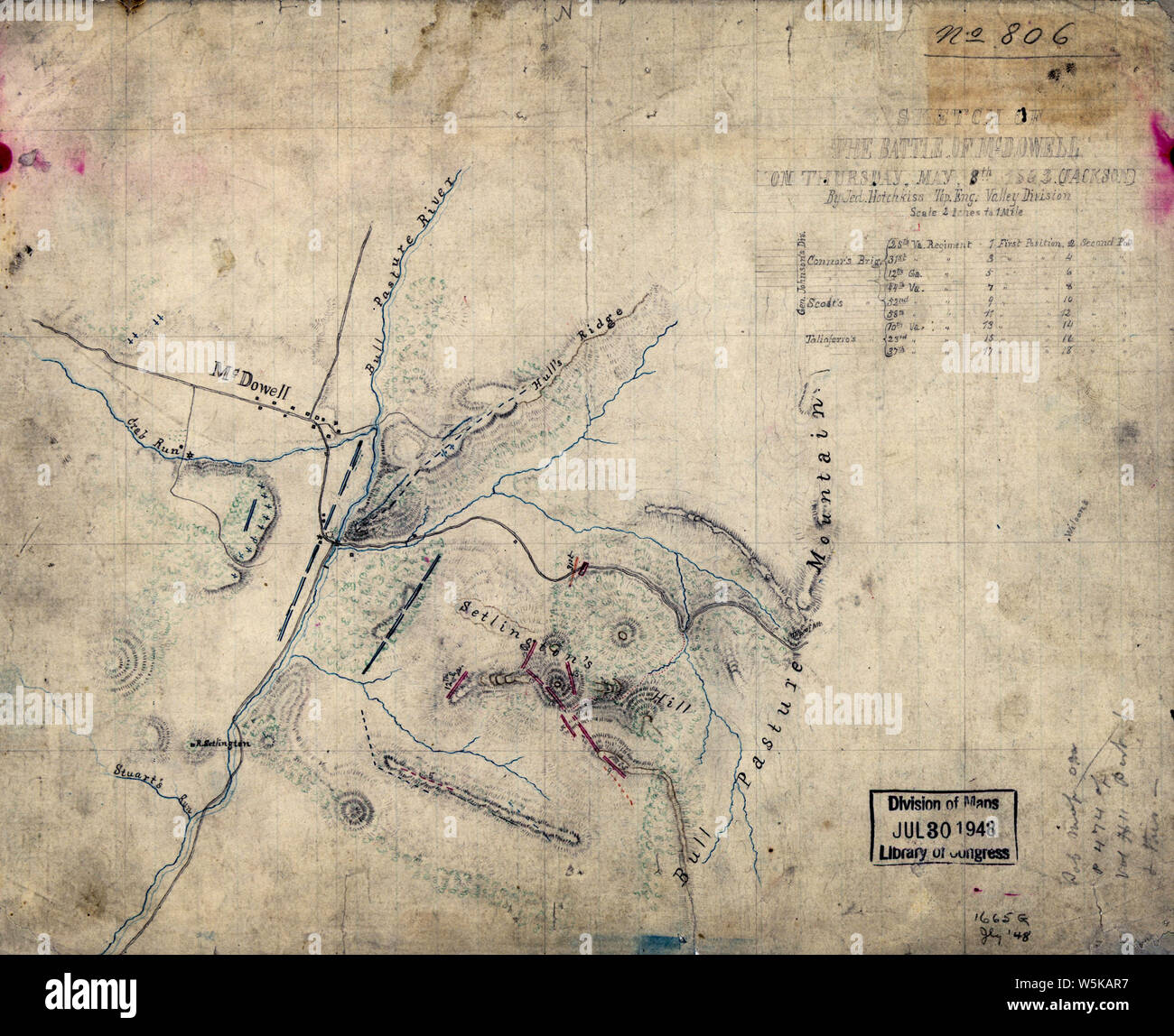 8th army map hi-res stock photography and images - Alamy
